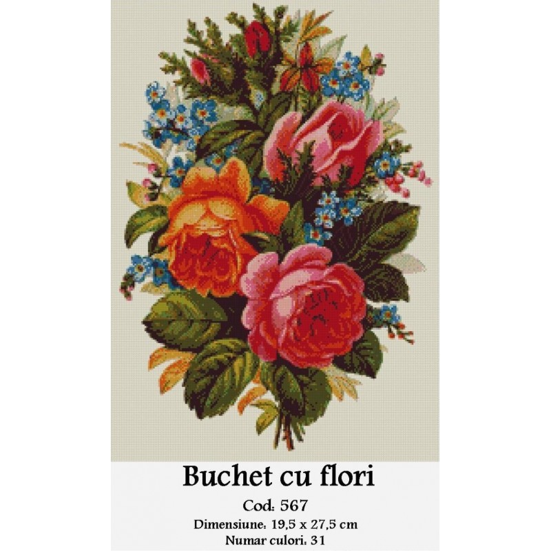 Comanda goblen Buchet cu flori