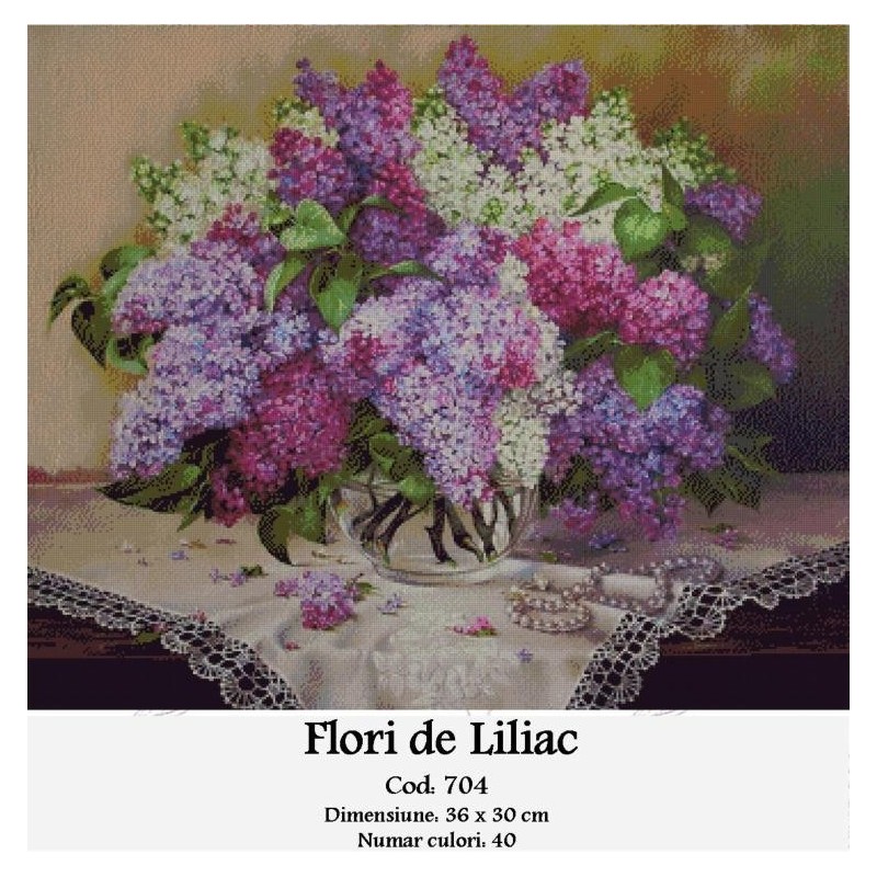 Vanzare set goblen Flori de liliac